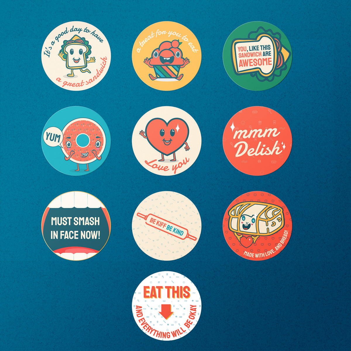 Sandwich Stickers – Kate's Kitchen Drawer